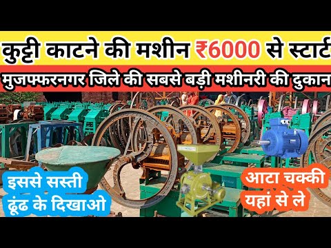Multipurpose Chaff Cutter Machine 💯Chara Machine, Chakki🤬