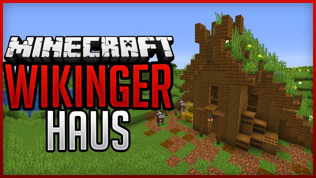 Wikinger Haus bauen Tutorial Minecraft 1.14.4 ErikOnHisPeriod - YouTube
