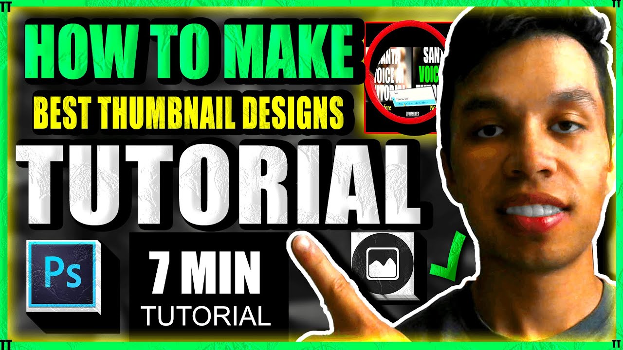 How To Make YouTube Thumbnails Photoshop - Tutorial (2025) - YouTube