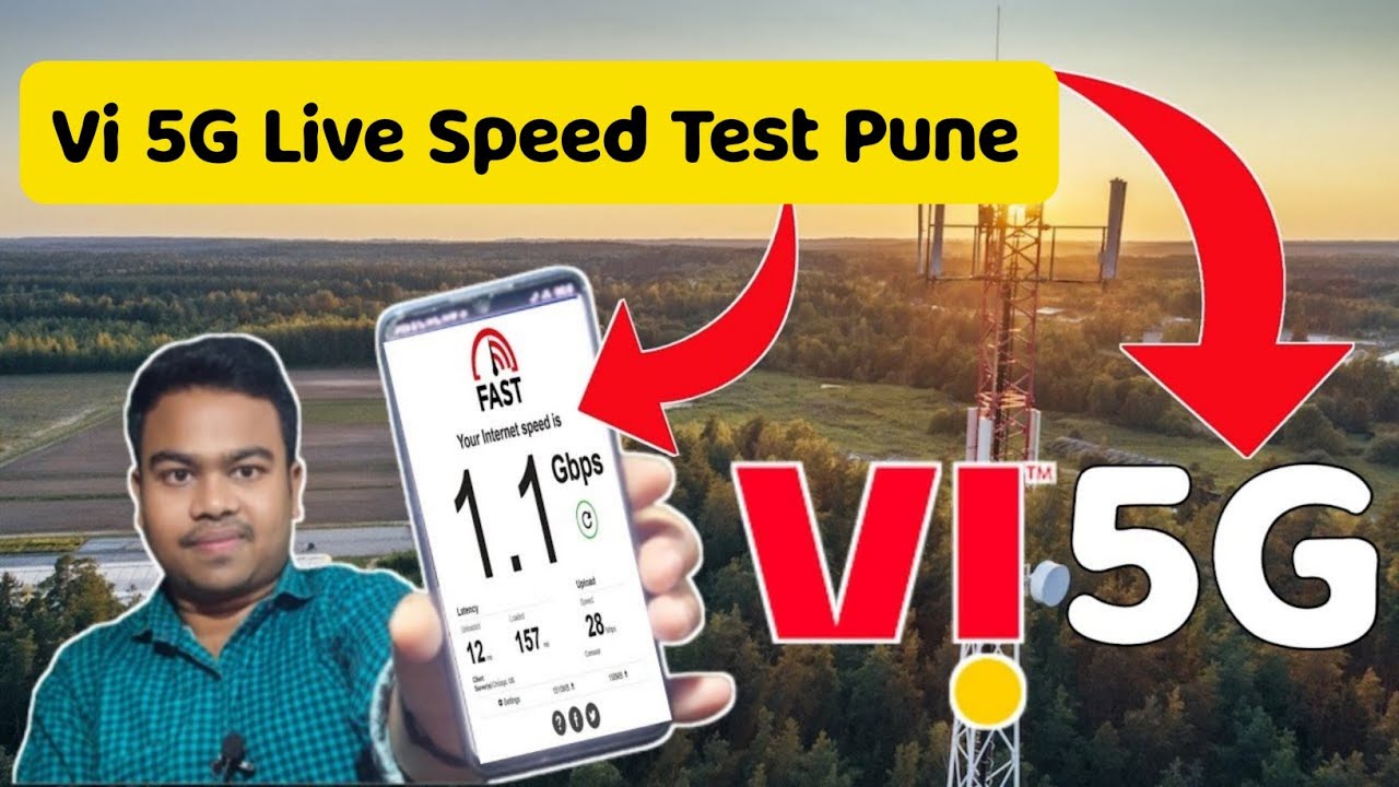 Vi 5G Live Speed Test In Pune | Vi 5G Launch In Pune | Vi 5G Launch In ...