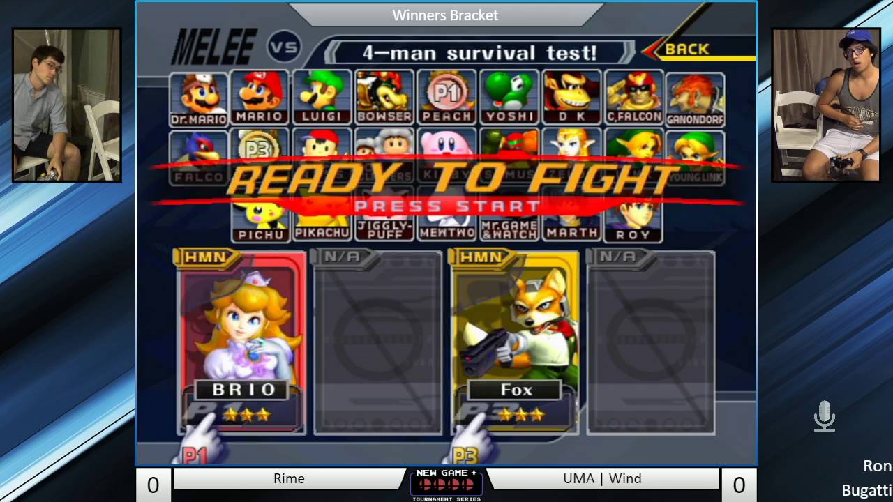 New Game Plus LV - Rime vs Wind SSBM W3 - YouTube