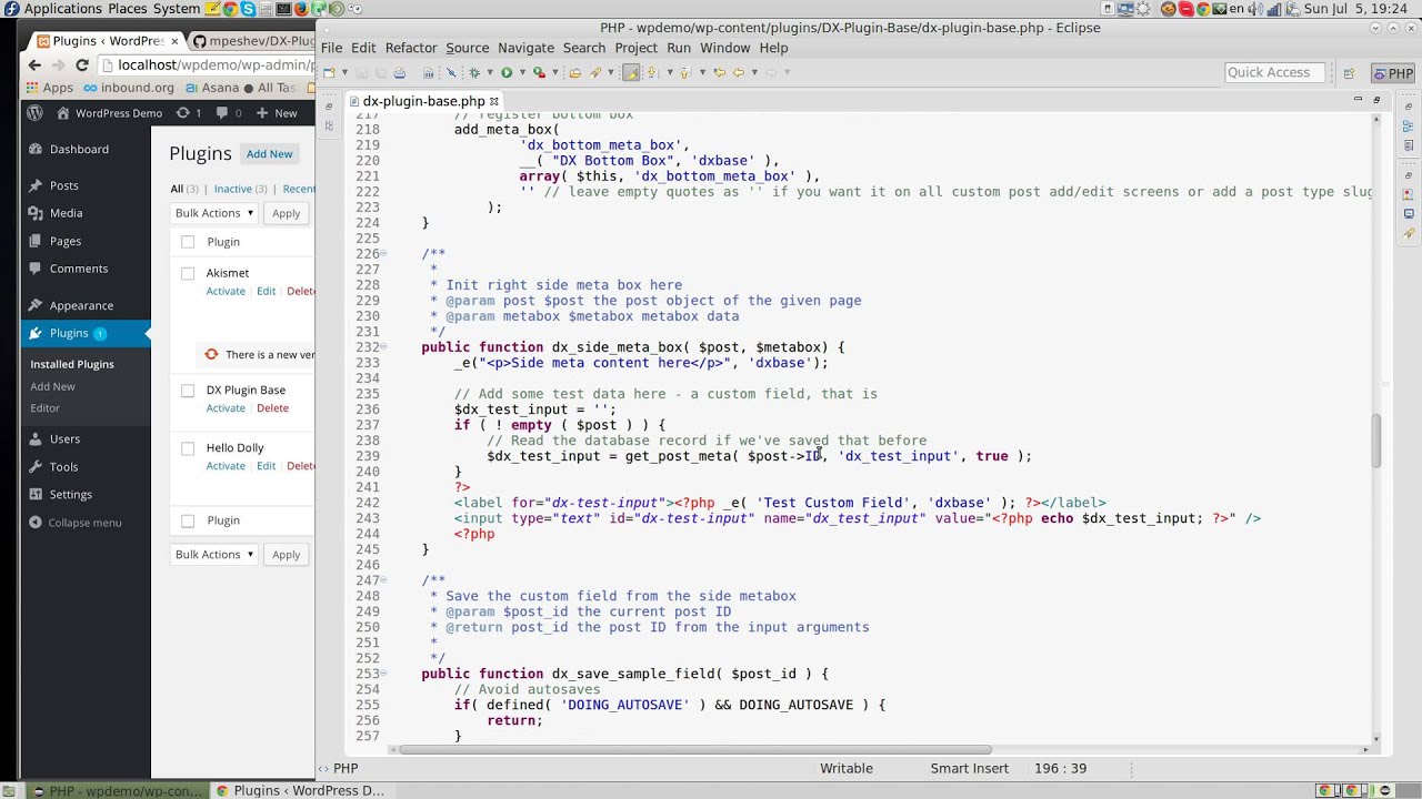 DX Plugin Base Demo - YouTube