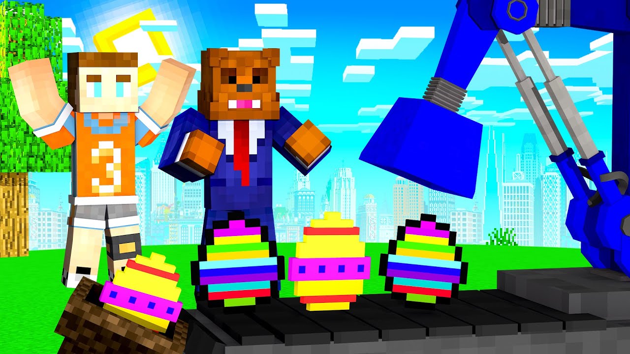 Creating An Egg Factory Tycoon in Minecraft - YouTube