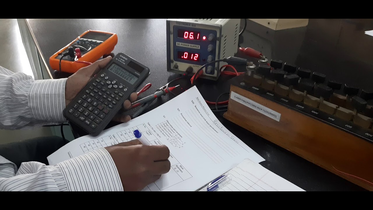 HOW TO PERFORM EXPERIMENT ON RESISTORS IN SERIES by Harish Shetty Sir ...