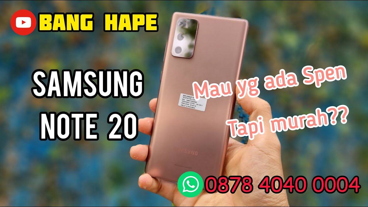 Ini Sih OK - Review Samsung Galaxy Note 20 di Bang Hape COD Tokopedia ...