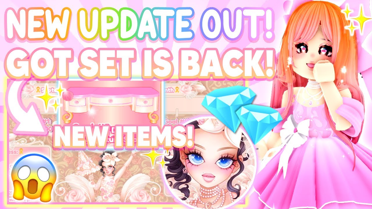 NEW UPDATE OUT! GOT SET BACK ON SALE & NEW ITEM PIECES! ⭐Royale High ...