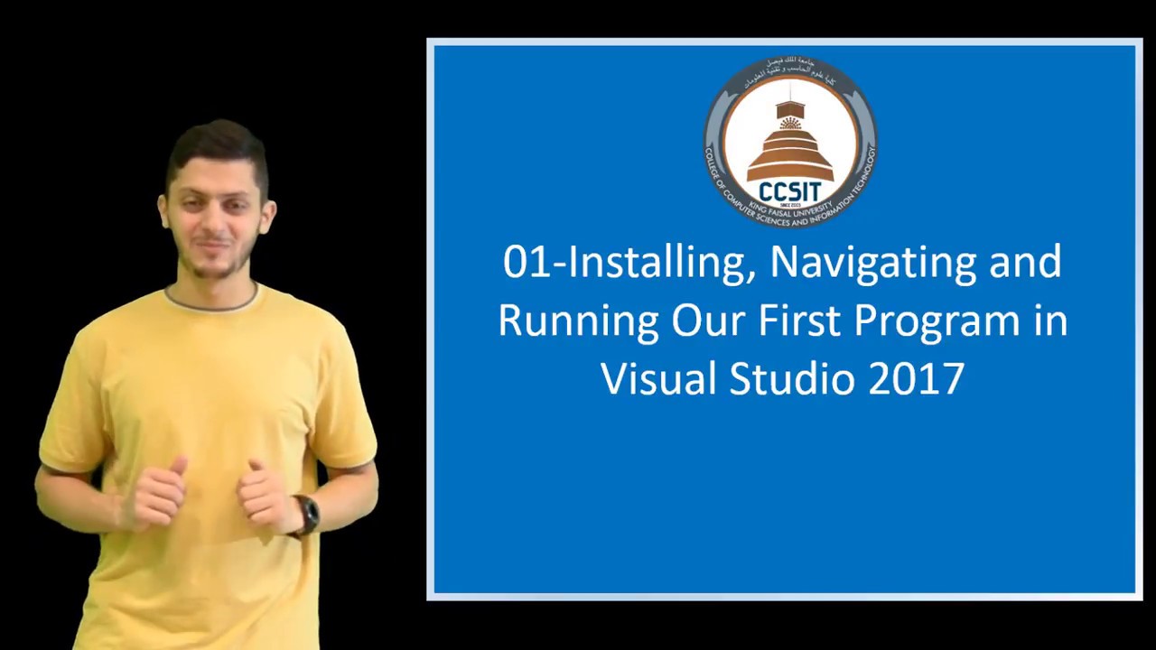 C# Tutorial 01 - Installing, Navigating and Running Our First Program - YouTube
