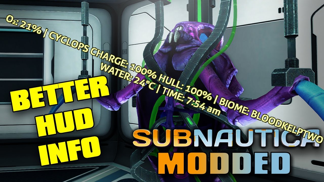 MORE HUD INFO & MORE BASE UPDATES - Subnautica Modded S3 Ep17 - YouTube