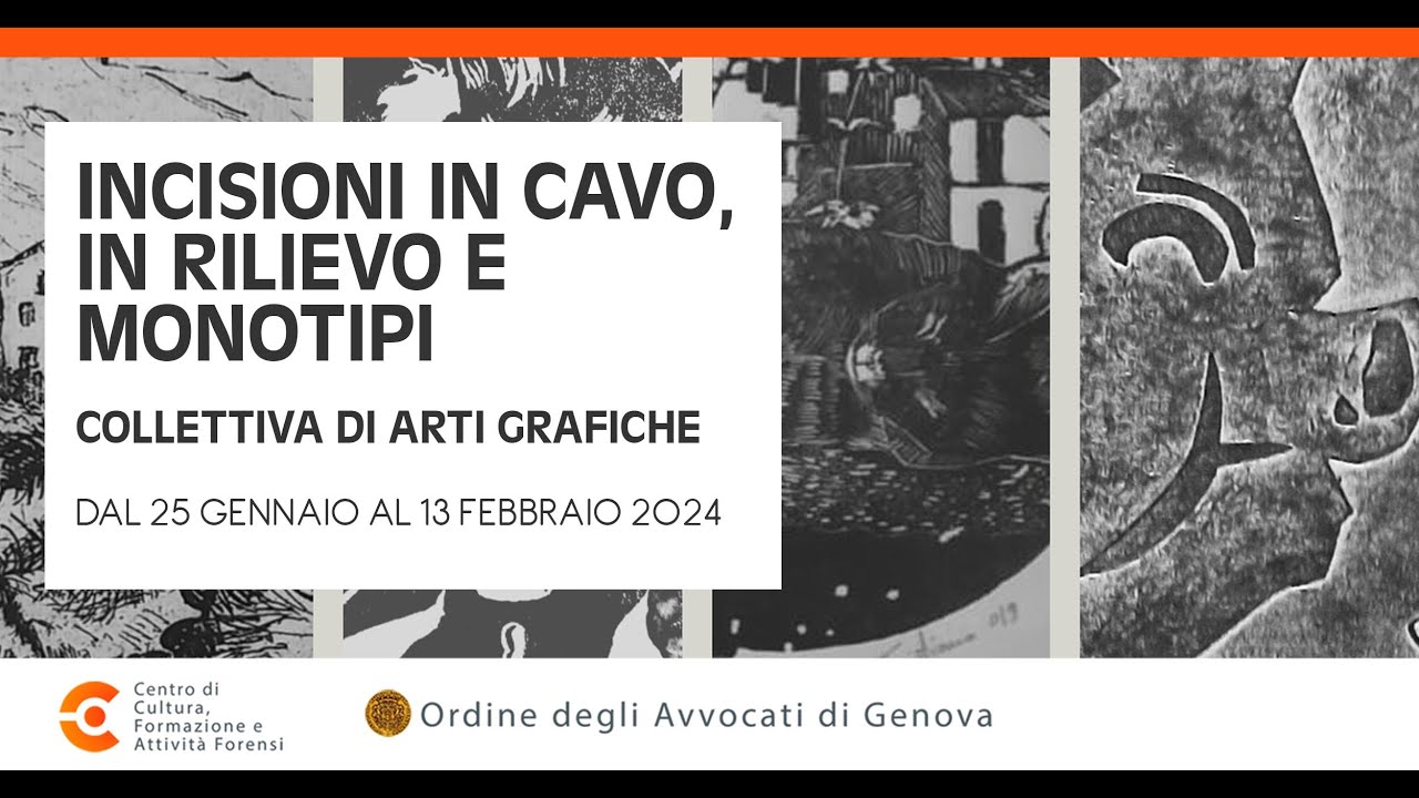 Incisioni in cavo, in rilievo e monotipi: collettiva di arti grafiche ...