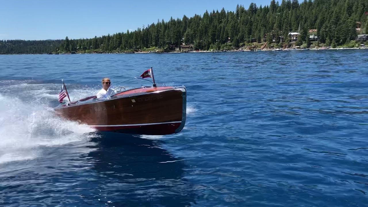 1940 Gar Wood 19ft Custom Runabout - YouTube