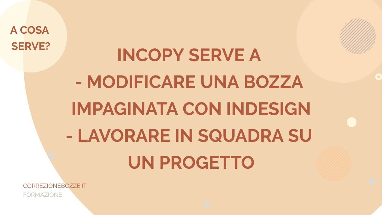 Adobe InCopy tutorial per la correzione di bozze - YouTube