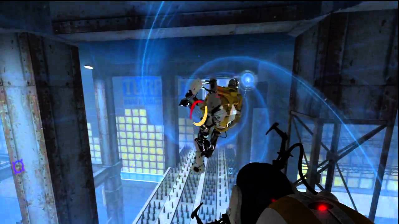 Portal 2 Co-op Walkthrough Part 17 - Excursion Funnels - YouTube