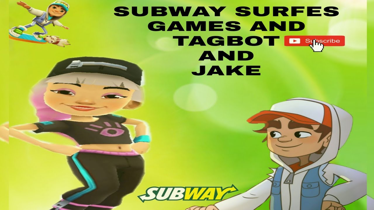 Subway Surfes Tagbot Character New Gameplay Subway Surfers Games - YouTube