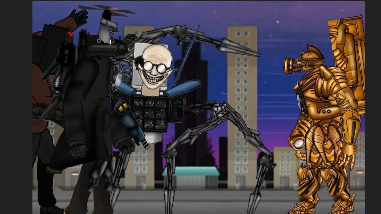 skibidi wars 1 part - YouTube