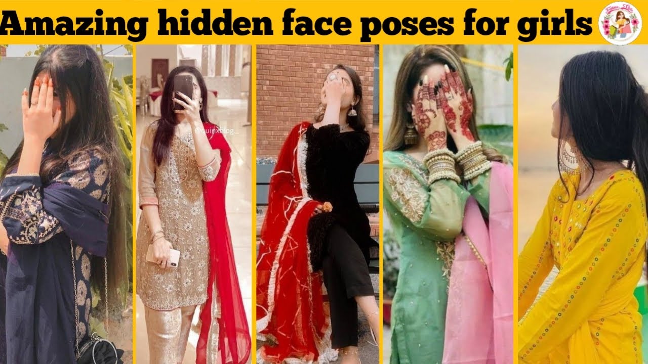 Amazing hidden face poses for girls-Hide photos on iphone - YouTube