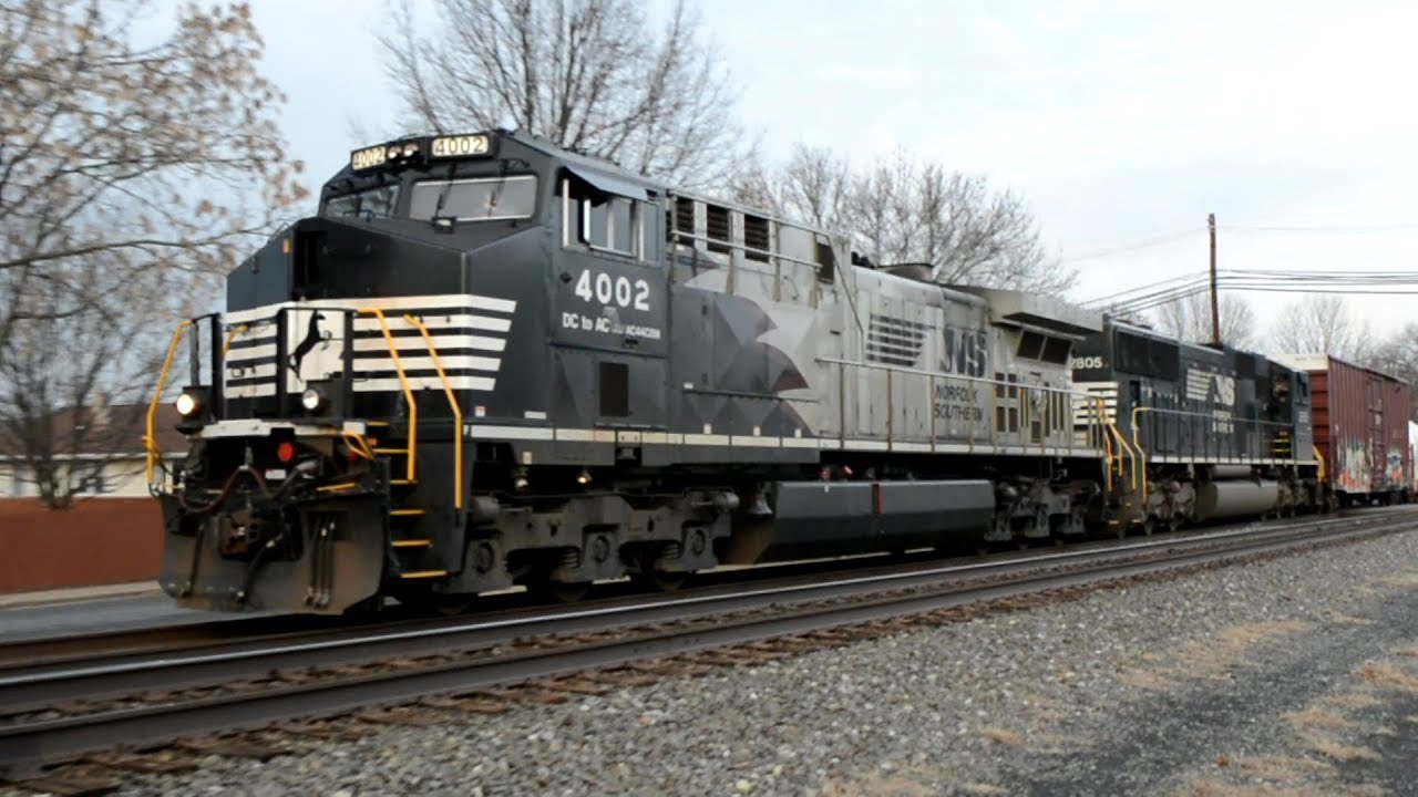 CSX & NS Trains On & After MLK Day, Railfanning, Piscataway to ...