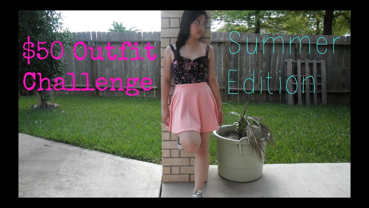 $50 Outfit Challenge: Summer Edition - YouTube