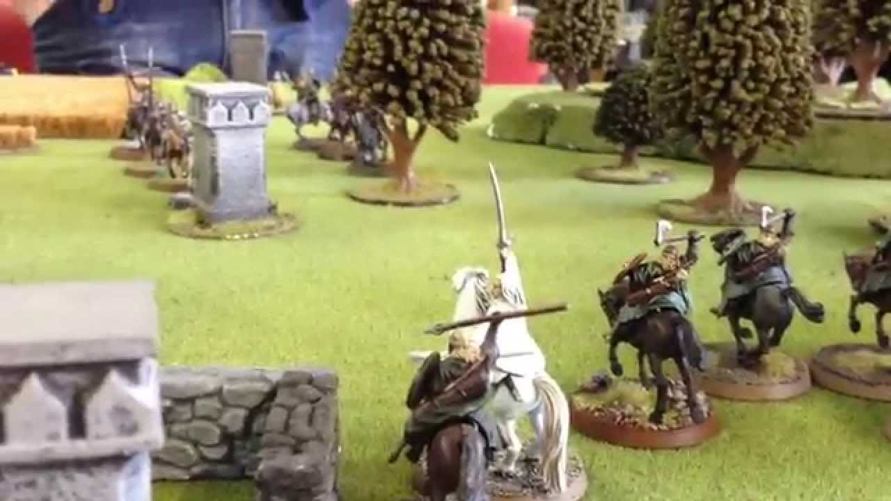 Hobbit SBG Battle Report - Gandalf, Erkenbrand and Rohan vs Boromir and ...