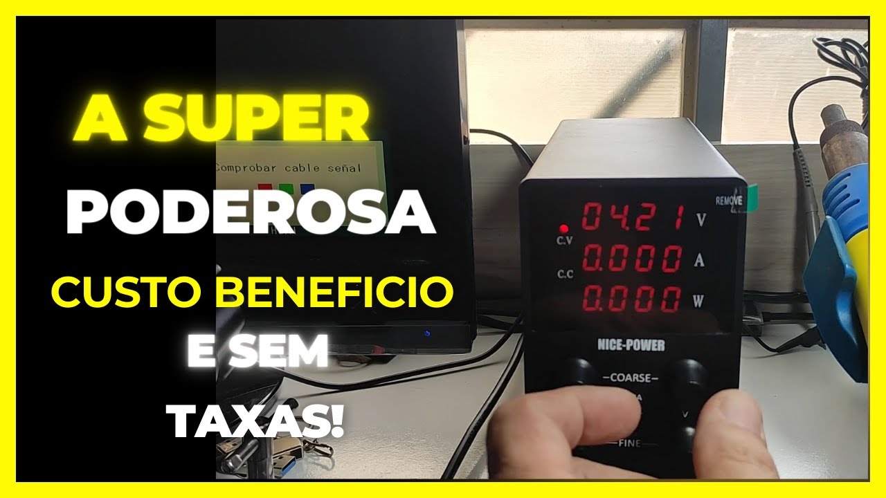 FONTE DE BANCADA NICE POWER PARA NOSSO LABORATORIO DE ELETRONICA. - YouTube