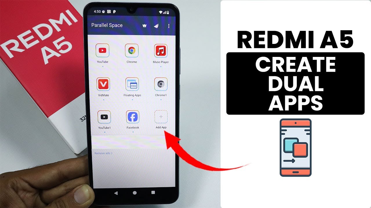 How to Create Dual App in Redmi A5 - Clone App - YouTube