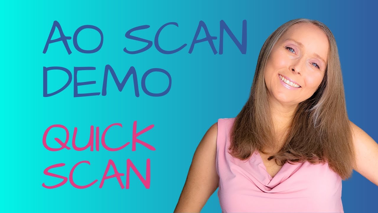 AO SCAN demo - Quick Scan (know which supplements to take!) - YouTube