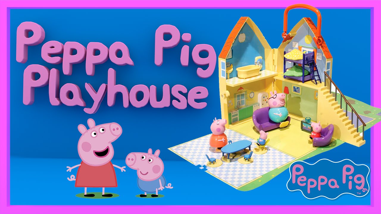 Peppa Pig Playhouse Unboxing - La Casa de Peppa - YouTube
