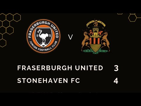 Fraseburgh Utd v Stonehaven FC 25-11-2023 - YouTube