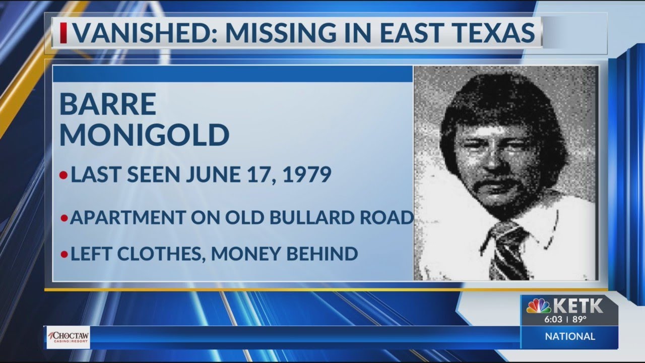 VANISHED: Barre Kallan Monigold - YouTube