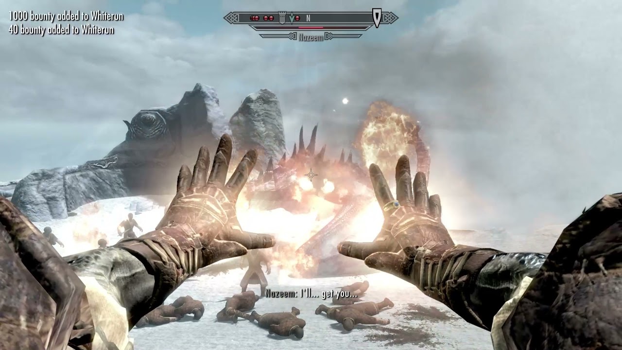 Unbounded Flames, a forbidden spell. Skyrim Anniversary Edition - YouTube
