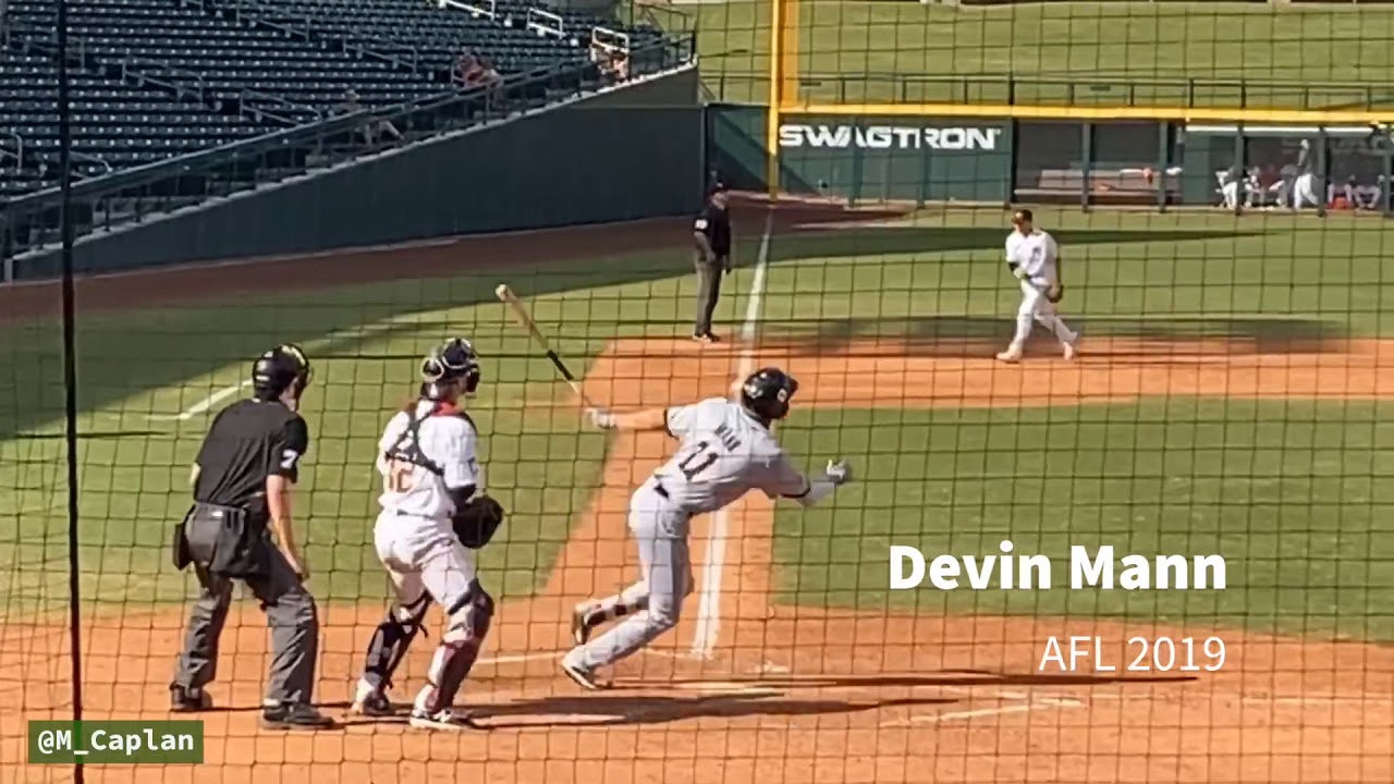 Devin Mann AFL 2019 - Home Run! - YouTube