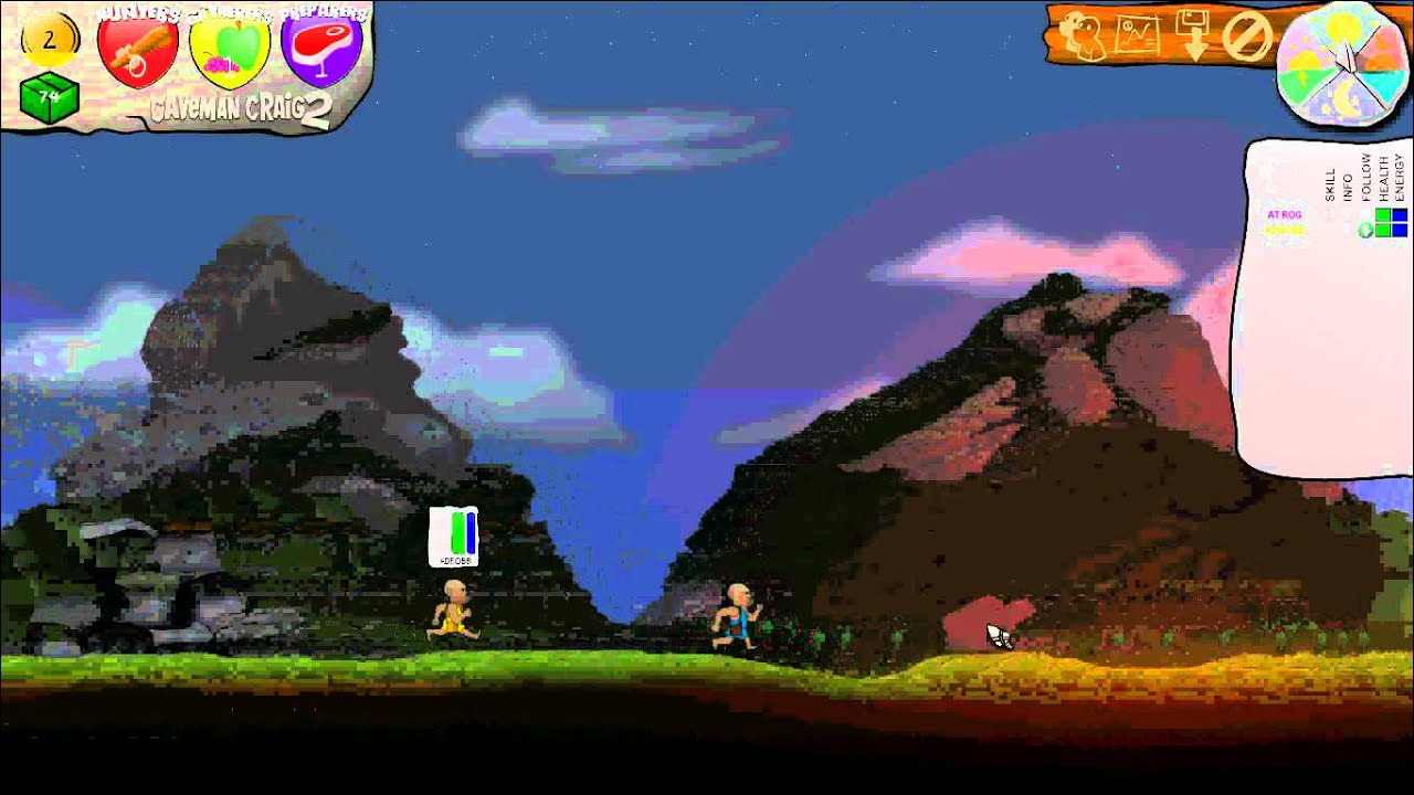 обзор игры Caveman Craig 2 - The Tribes of Boggdrop - YouTube