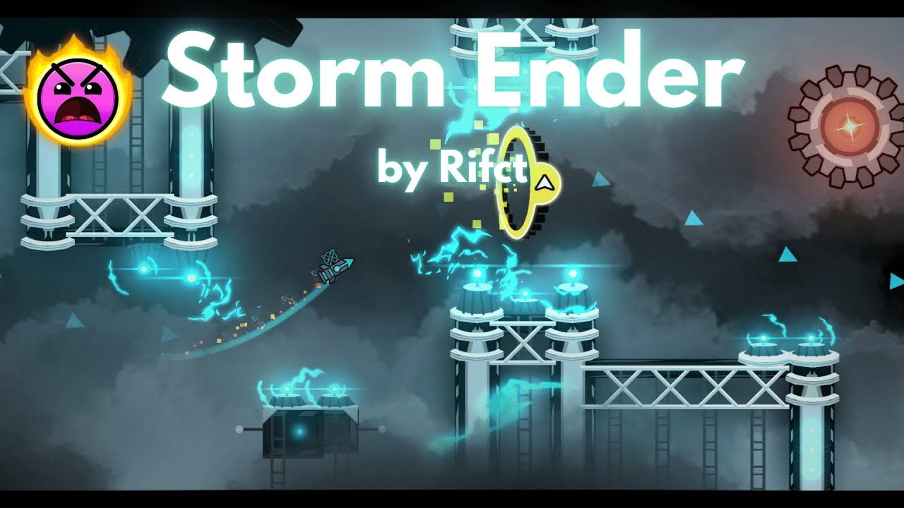 Storm Ender by Rifct (Insane 8 stars) {Epic} -Geometry Dash- - YouTube
