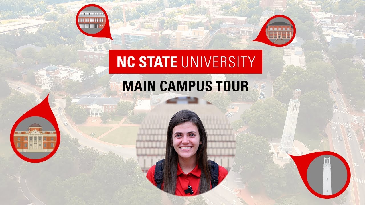 NC State University Campus Tour - Main Campus Tour with Alli - YouTube