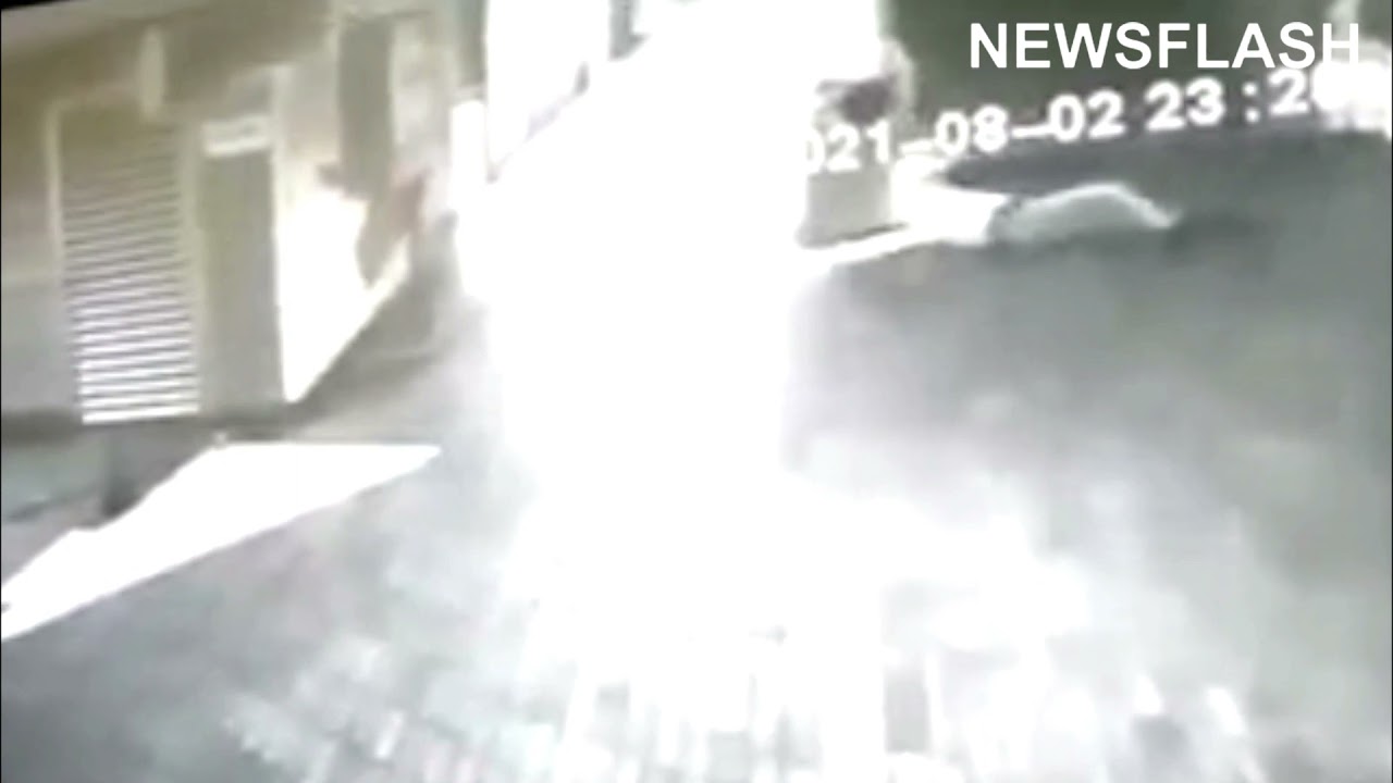 Ghost Attacks Security Guard In City Hall At Night - YouTube