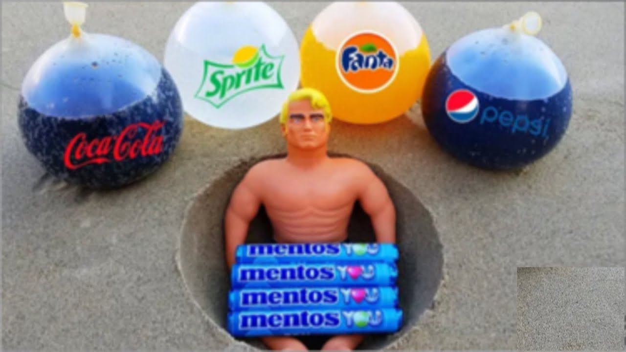 Unbelievable reaction of Coke and mentos eruption 😱 - YouTube