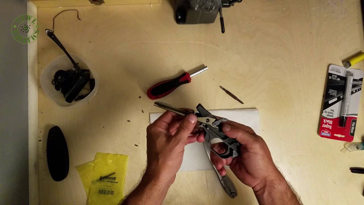 Benelli M1 M2 SBE trigger assembly and disassembly Part 1 - YouTube