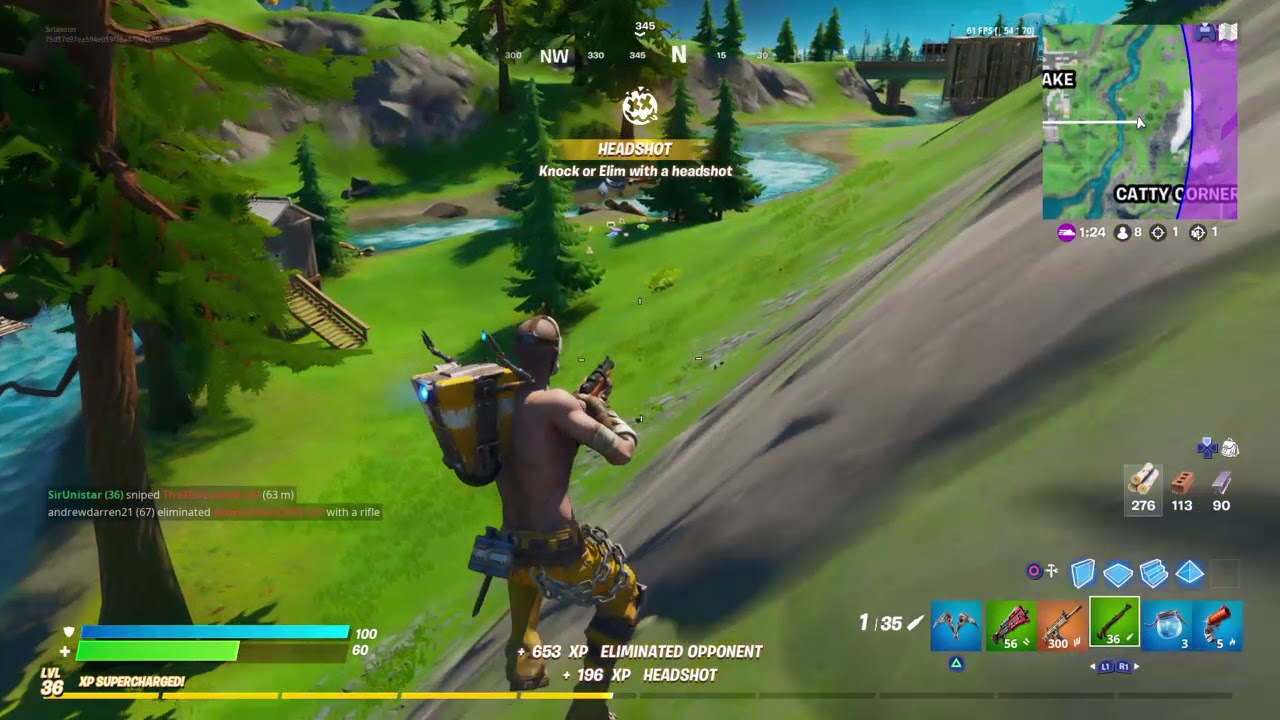 Fortnite Hunting rifle headshot - YouTube