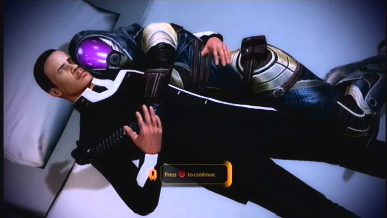 Mass Effect 2 Aftermath and Cuddling with Tali - YouTube