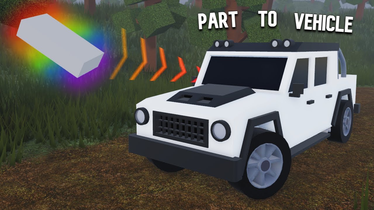Part to Vehicle Speed Build | Roblox Studio - YouTube