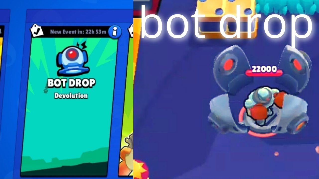 Bot drop gameplay Brawl Stars - YouTube