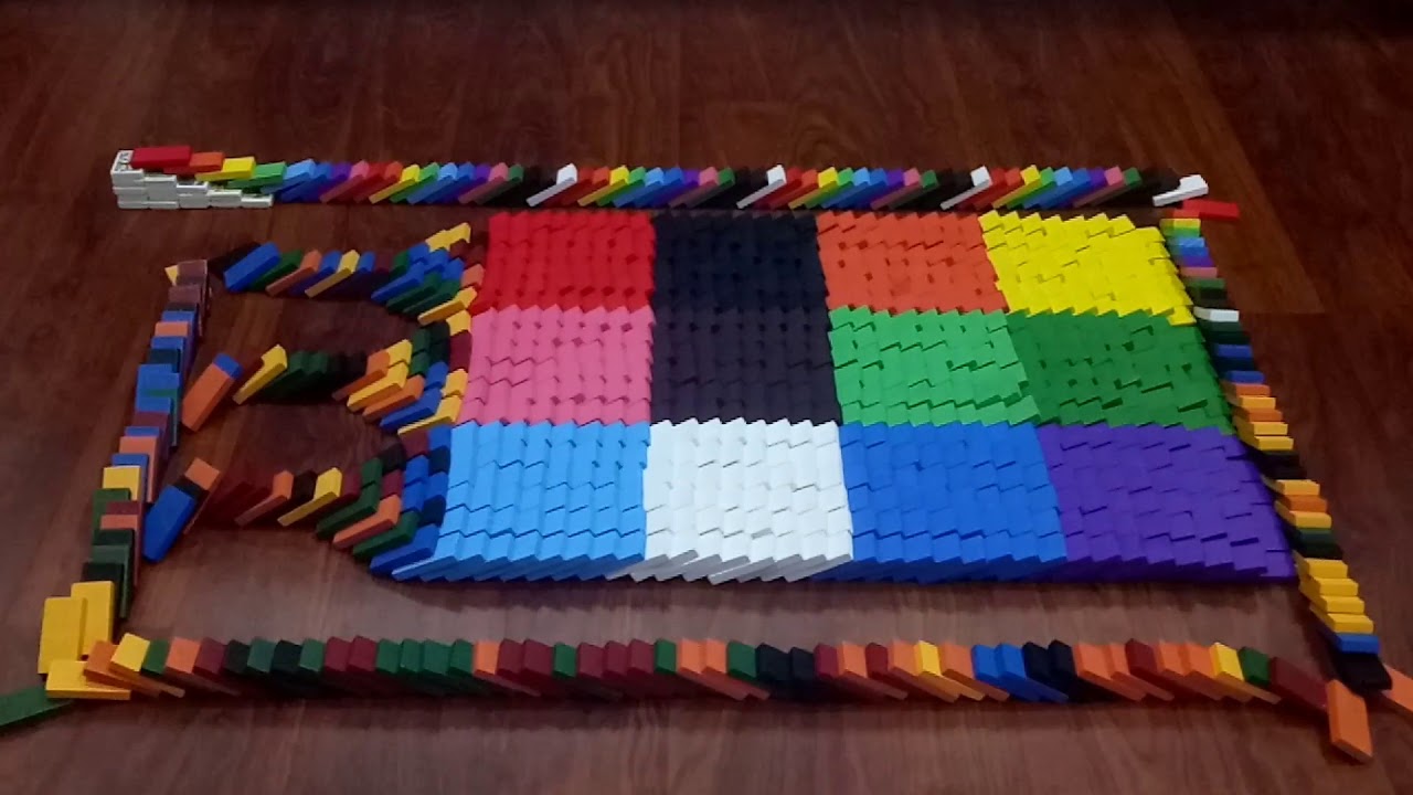 Domino rally 6 - YouTube