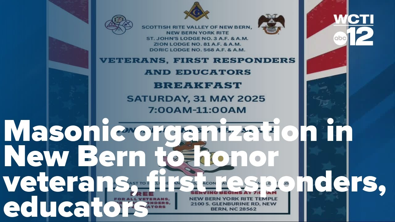 Masonic organization in New Bern to honor veterans, first responders ...