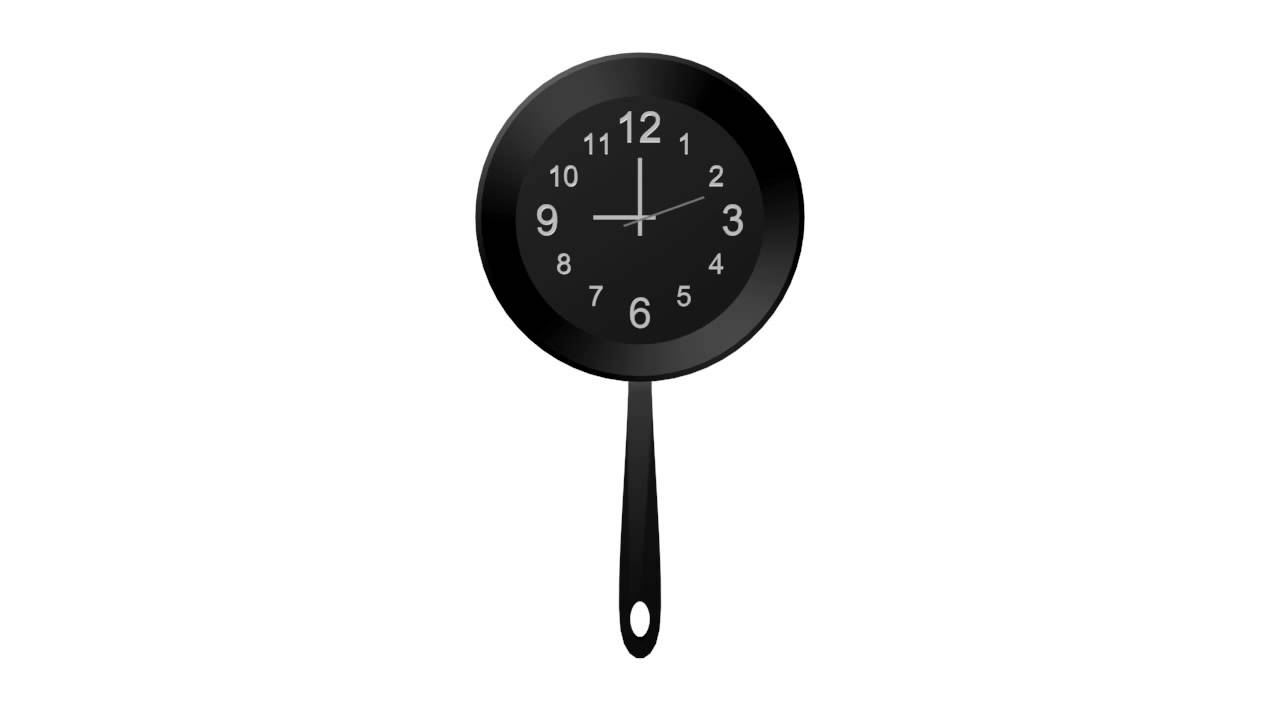 3ds Max - Frying Pan Clock - YouTube