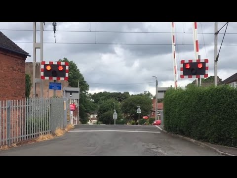 Stone Redhill Road Level Crossing, Staffordshire - YouTube