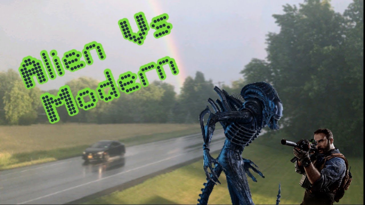 Guns From Aliens in Modern Warfare - YouTube