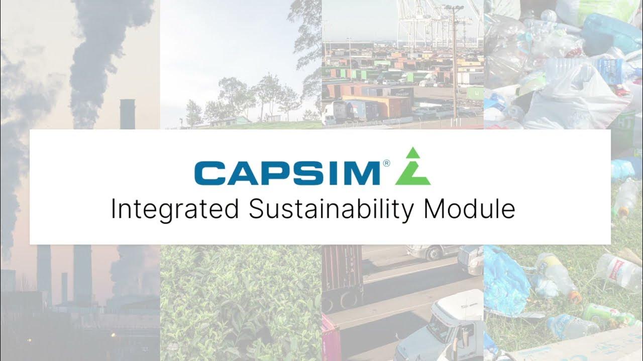 Introducing the Integrated Sustainability Module for Capsim Business Simulations - YouTube