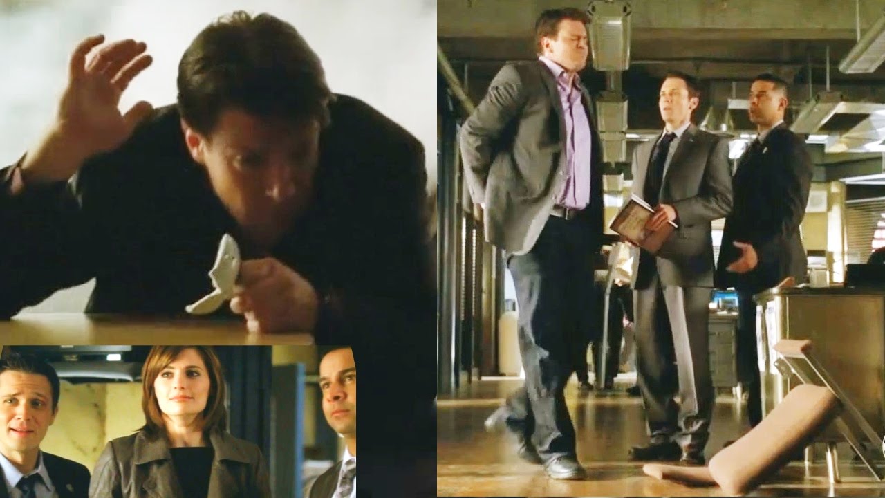 Castle 2x19 Moment: Pranks on Castle by Beckett with Ryan and Esposito ...