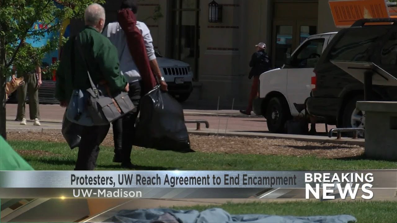 UW-Madison campus leaders reach agreement with Students for Justice in Palestine to end tent ...