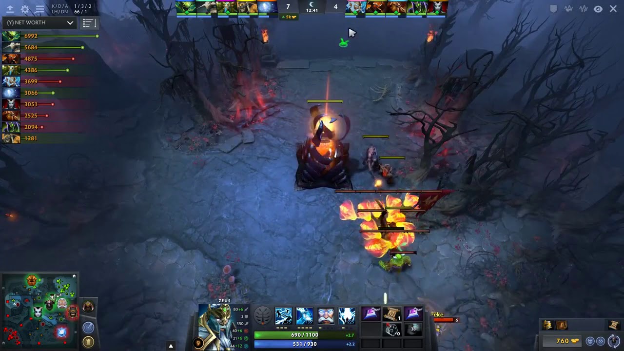 NaVi.Dendi - Zeus Dota 2 Pro Gameplay | Dota2 Dendi Fullgame - YouTube