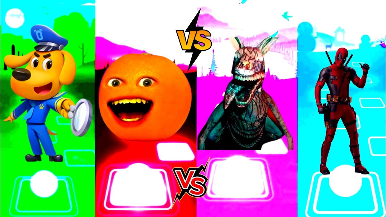 sheriff Labrador 🆚 Annoying Orange 🆚 Zookeeper 🆚 Deadpool 🎶 who is Best ...